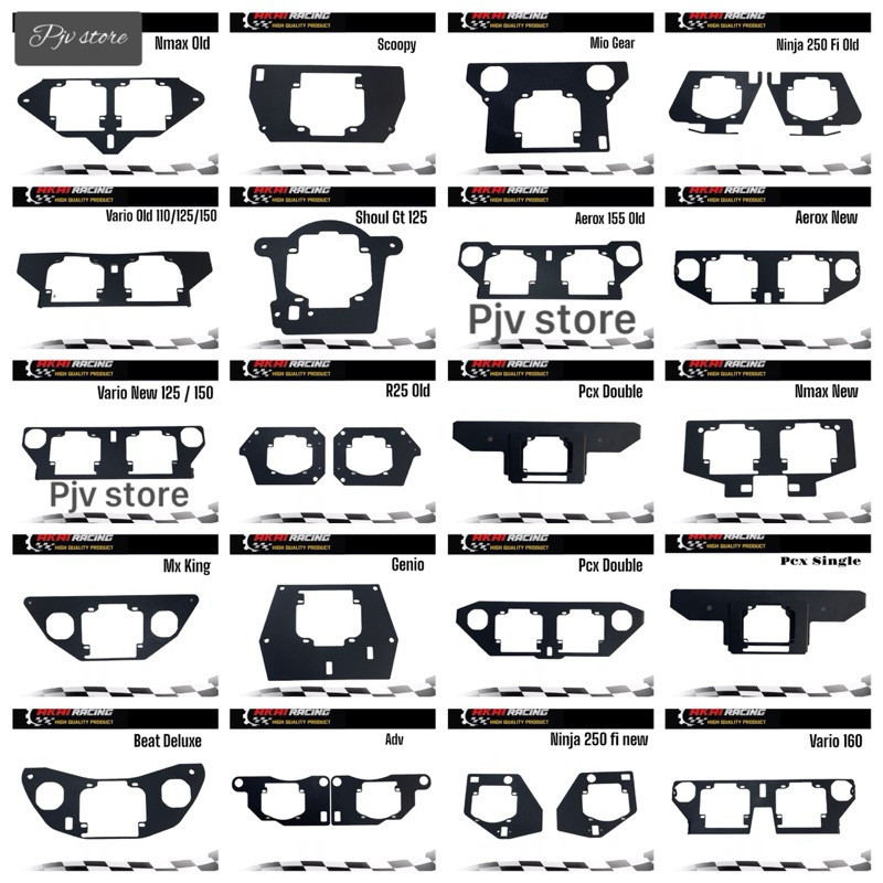 COMPLETE Biled Projector Lamp Bracket 2.5 and 3 Inch All Variants Matic ...