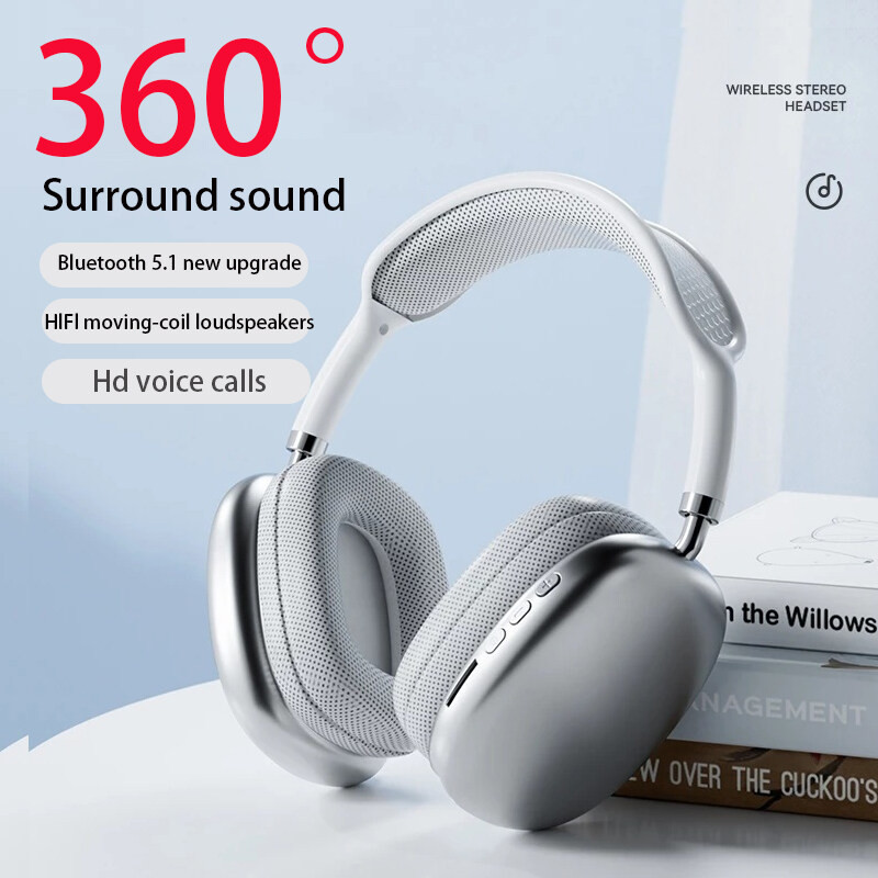 P9 Pro Max Wireless Bluetooth Headset Noise Cancelling Microphone Head ...