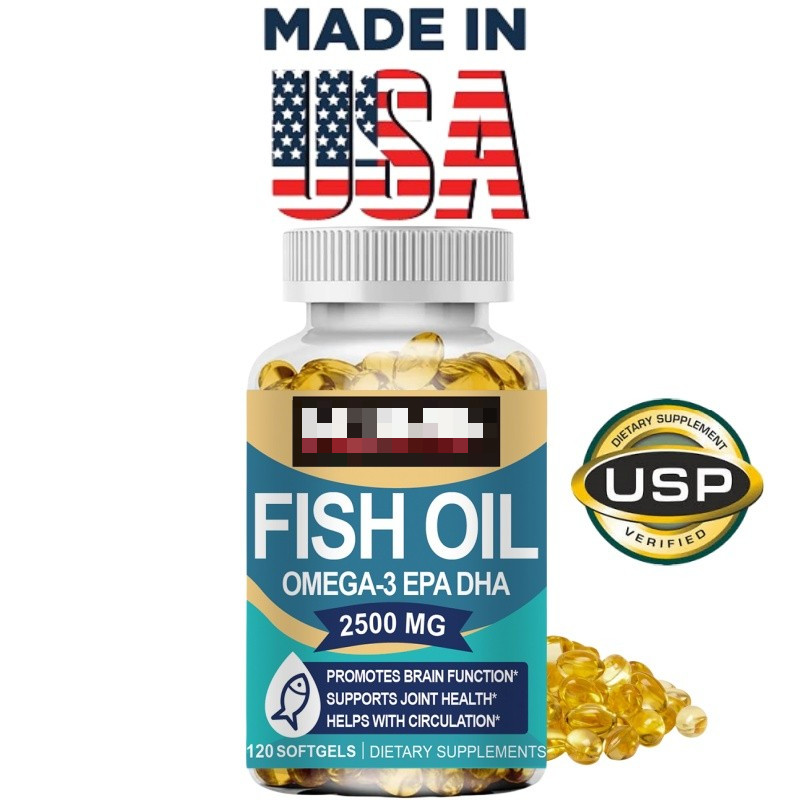 Omega 3 FISH OIL 2500 mg Promote joint and eye health Supports overall ...