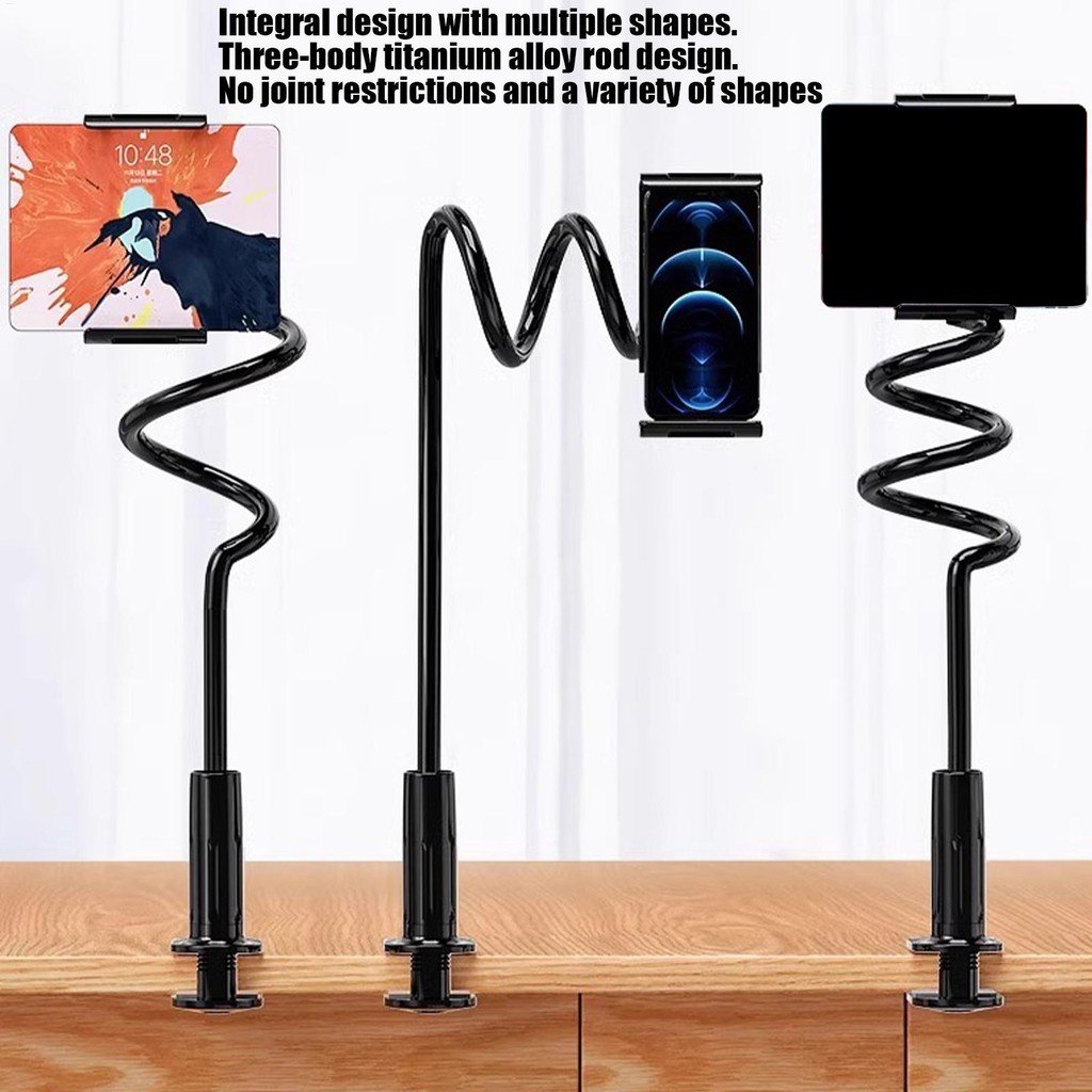 Bed Phone Stand Gooseneck Phone Stand For Bed Laying Down 360-Degree ...