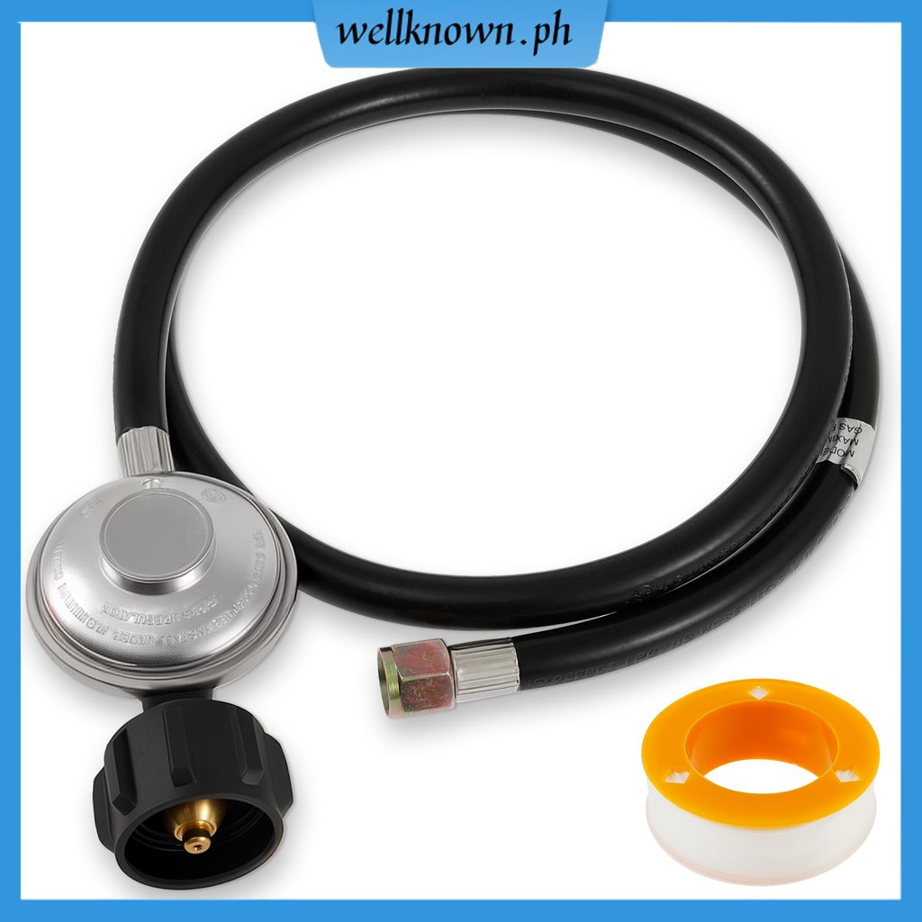 Stainless Steel Rubber Gas Grill Regulator Hose Tight Connection ...