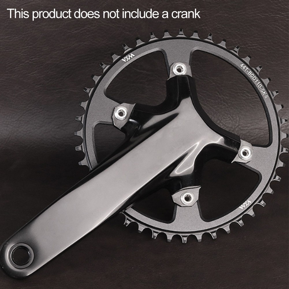 [DRHT] Road Bike Single Chainwheel 110BCD 4 Bolts 36T-44T Narrow Wide ...