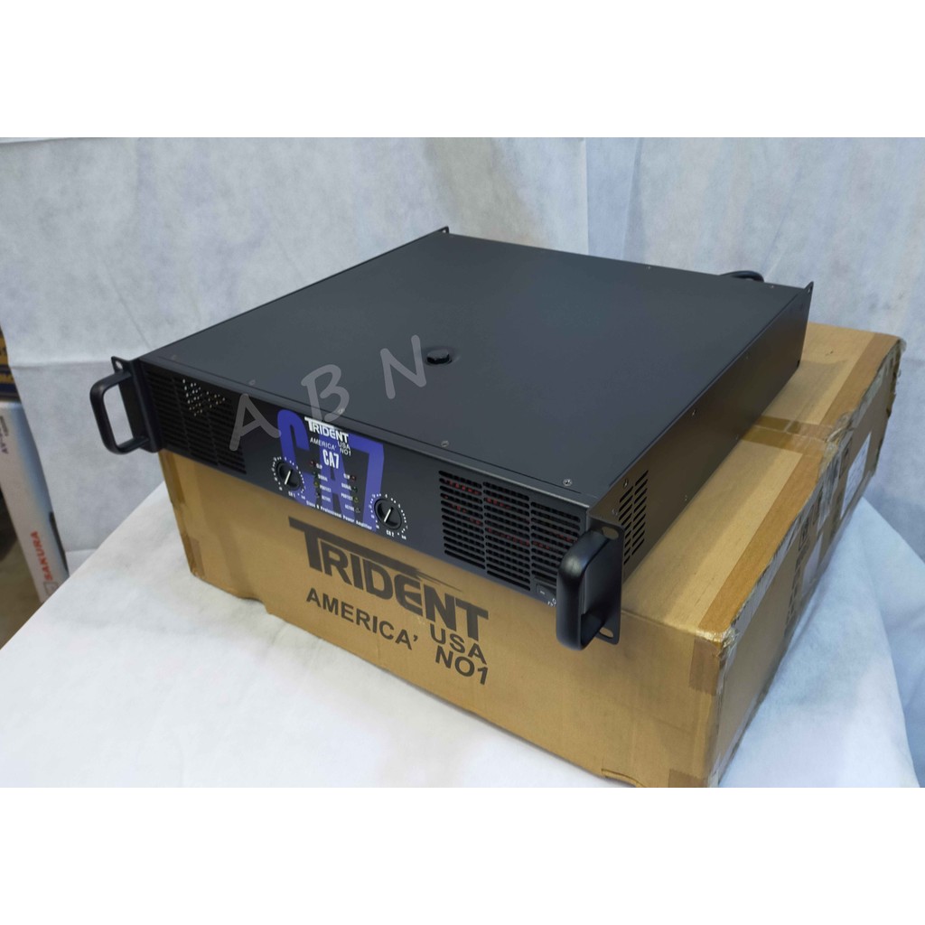 Professional Power Amplifier Trident CA7 450Watts | Shopee Philippines