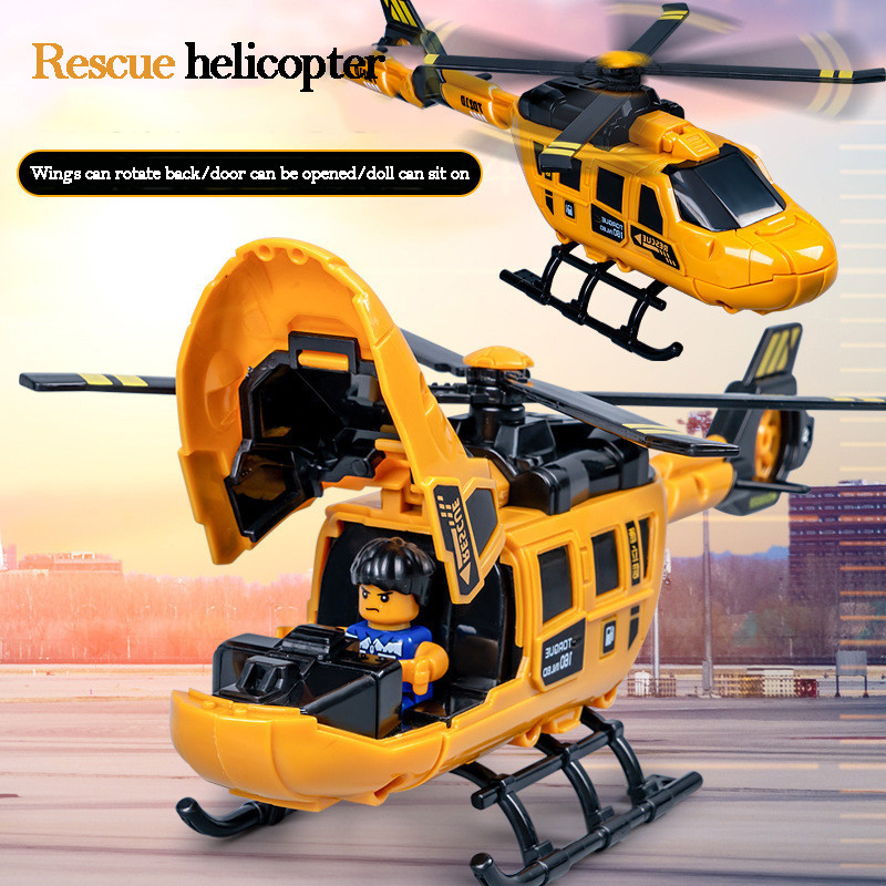 simulation rescue helicopter children's toys (including dolls) inertial ...
