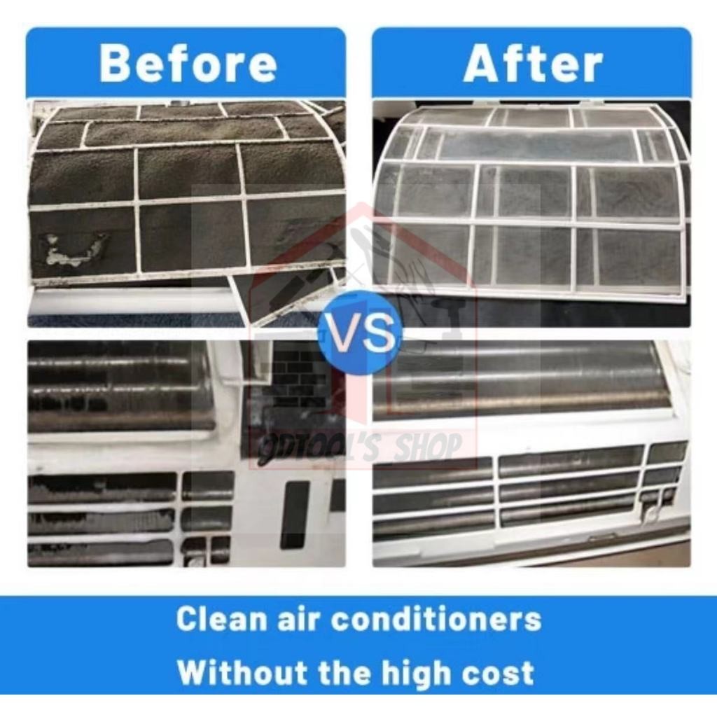 Aircon Cleaner Foam Spray 500ML Air Conditioner Stain Removal | Shopee ...