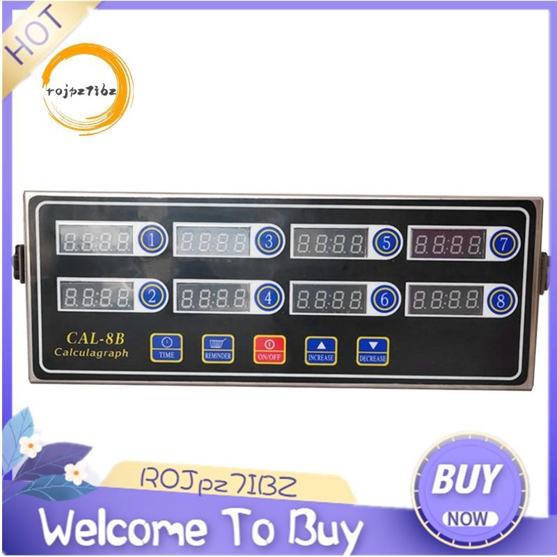 CAL-8B Portable Calculagraph, 8 Channel Digital Timer, Kitchen Cooking ...