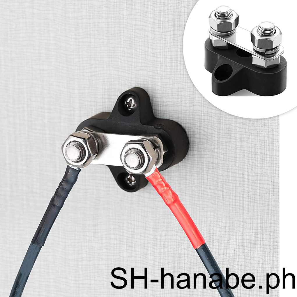 1 Pair Boat M8 Terminal Portable Fiberglass Dual Accessories Block ...