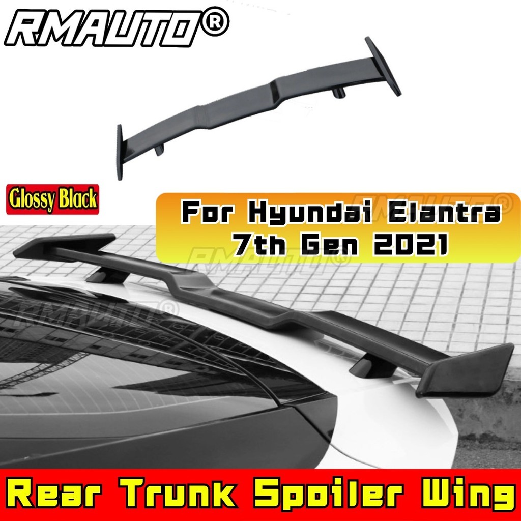 For Hyundai Rear Trunk Spoiler Wing Rear Roof Spoiler Roof Wing Body ...