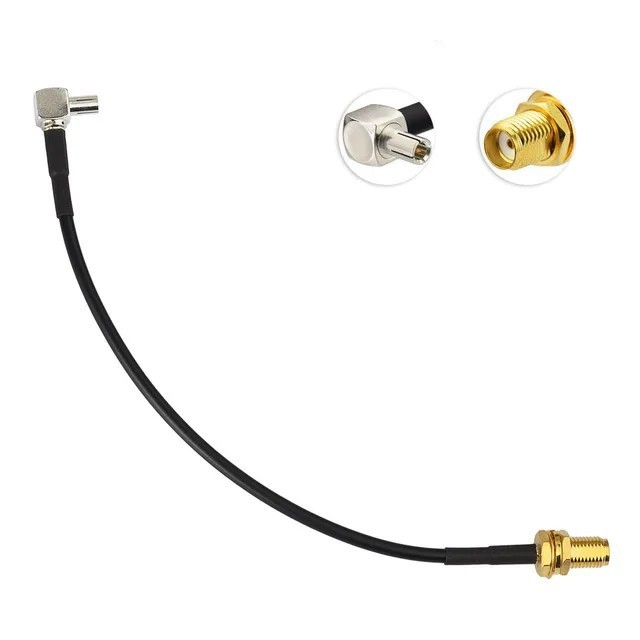 TS9 Antenna Wifi Pigtail SMA Female To TS9 Male Adapter Bend Revolution RG174 Cable Assembly ...