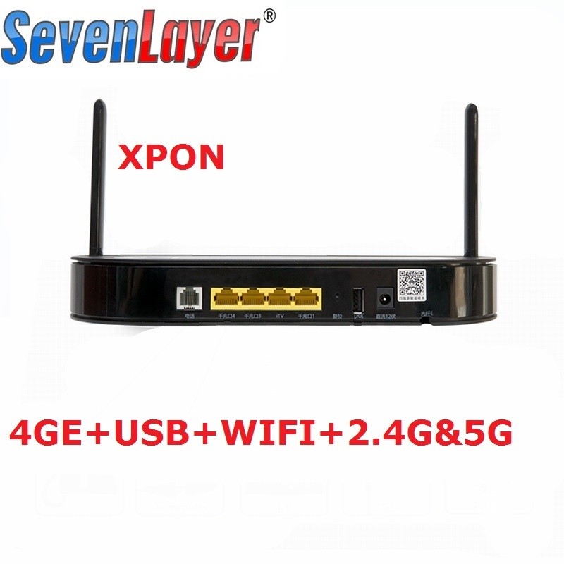 epon onu used Huawei English version EG8145V5 5DBI large antenna modem ...