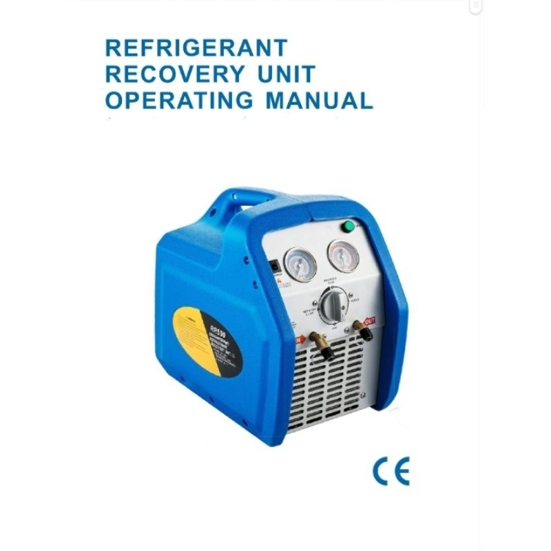 Refrigerant Recovery Machine 1HP RR500 | Shopee Philippines