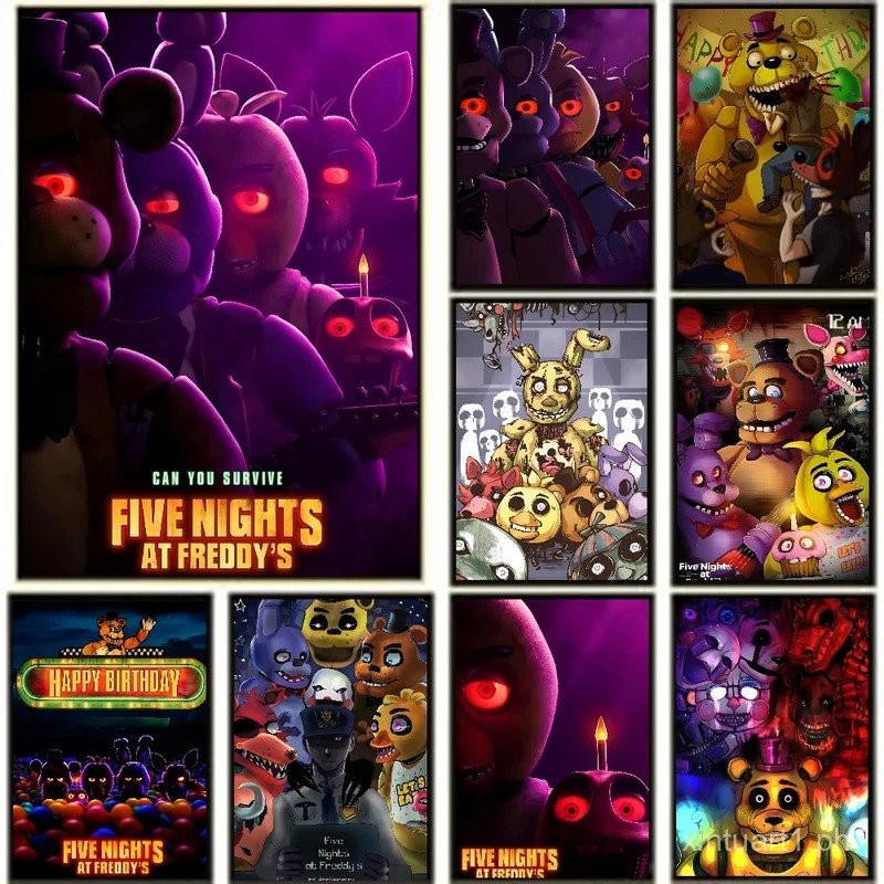 1PC Popularity Poster FNAF Five-nights-At-Freddys Ultimate Group Poster ...