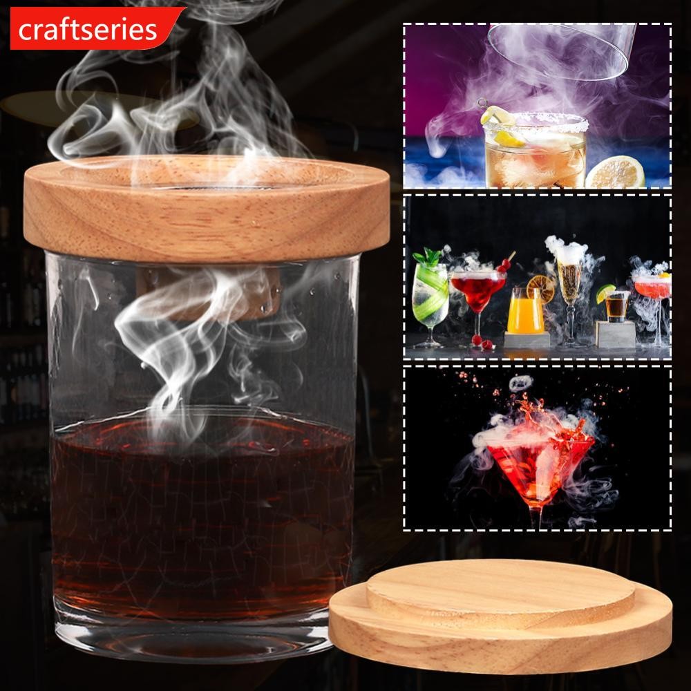 CRAFTSERIES Cocktail Smoker Whiskey Wooden Smoked Wood Hood Smoker For ...