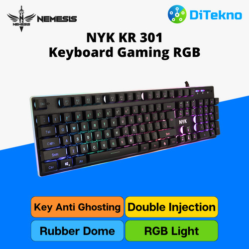 NYK KR 301 RGB Gaming Keyboard | Shopee Philippines