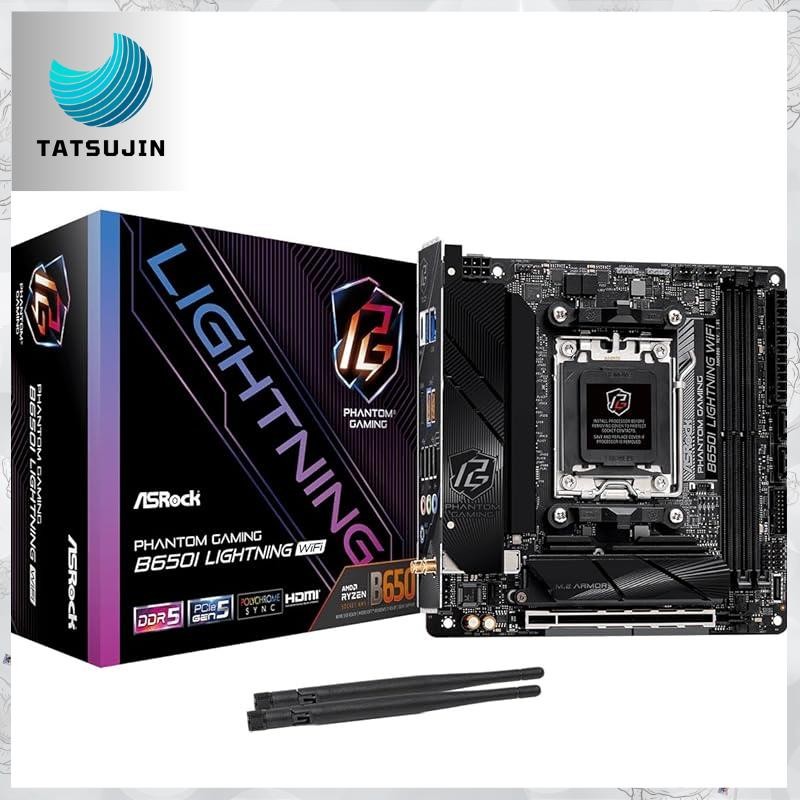 ASRock Motherboard B650I Lightning WiFi AMD Ryzen 7000 Series CPU ...