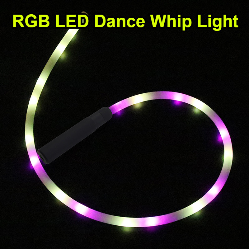 Rechargeable RGB Led Dance Whip Light Show EDM Music Festival Party ...