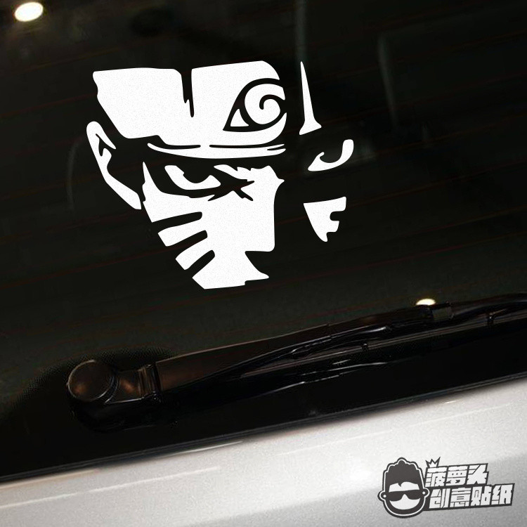 Naruto Silhouette Anime Stickers Car Modification Rear Window Rear ...
