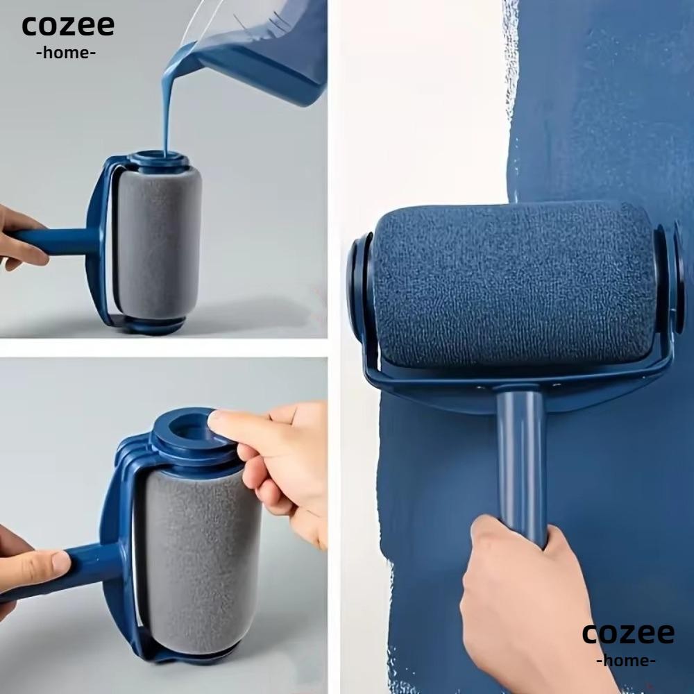 COZEE Filling Paint Roller, Self-priming Long Handle Drum Brush, Multi ...