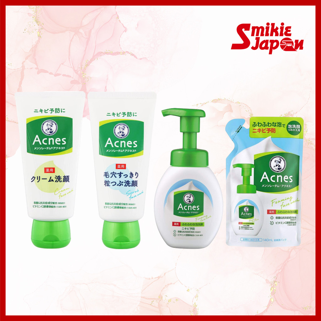 Rohto Mentholatum Acnes Foaming Facial Wash 160g / Acne Prevention ...
