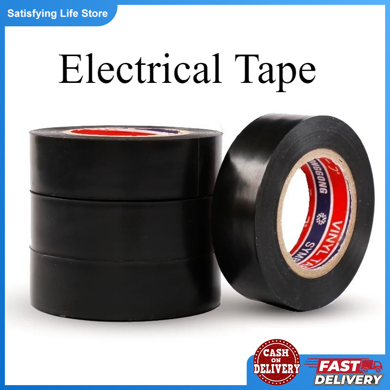 10pcs Electrical Tape 10m Electrical Tape/Tapes/Electical Black Tape ...