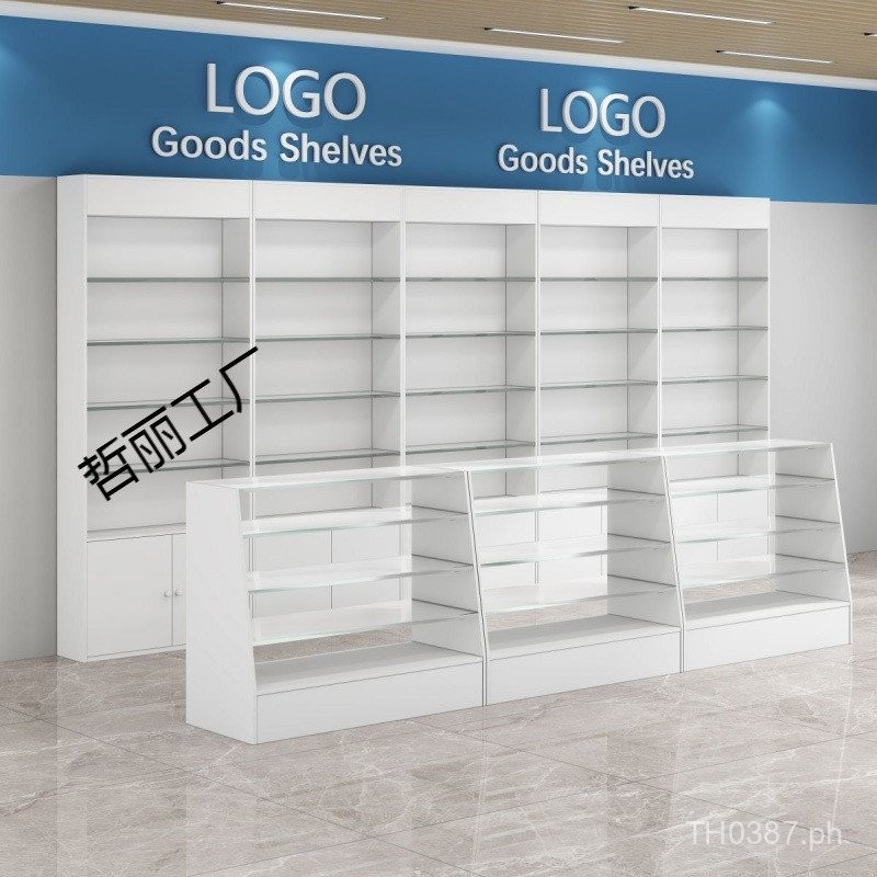 New Display Stand Counter Showcase Glass Clinic Pharmacy Display ...