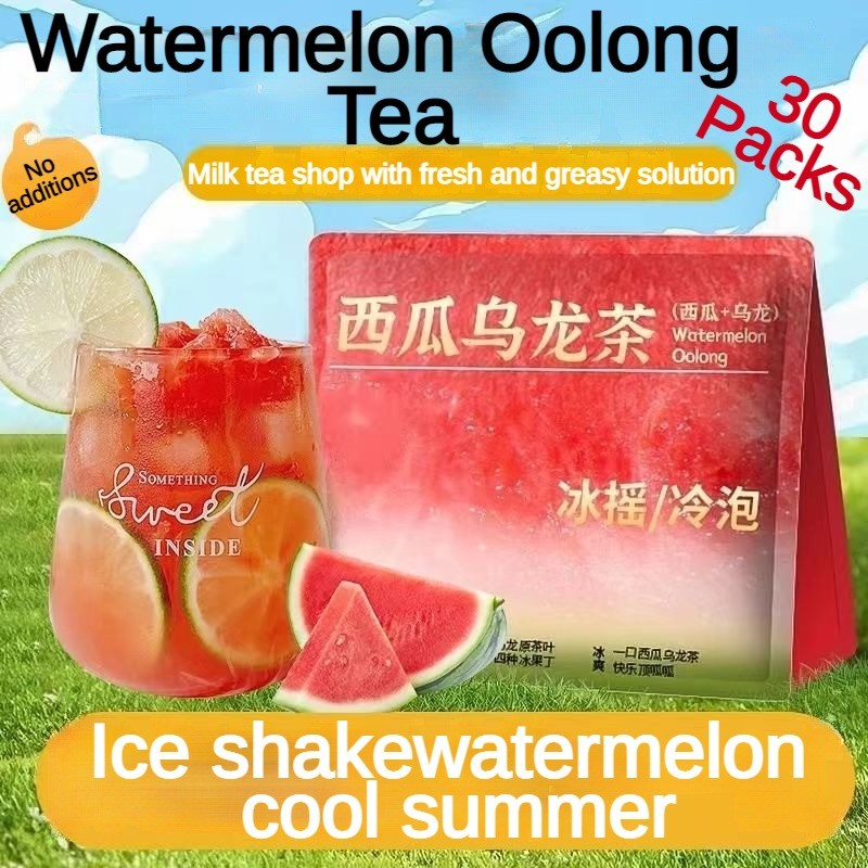 30 Packs Watermelon Oolong Tea Watermelon Oolong Tea Flower Fruit Tea ...
