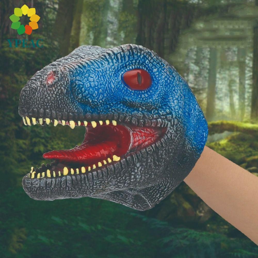 YPEAC Dinosaur Hand Puppet, Velociraptor Dinosaur Velociraptor Soft ...