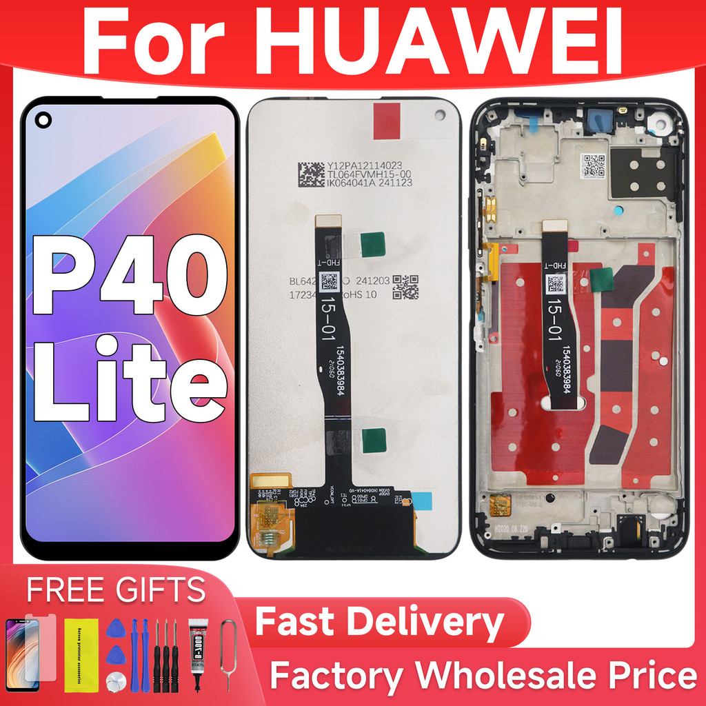 LCD For Huawei P40 Lite / Nova 6se / Nova 7i 5i LCD Display Touch Screen Digitizer Replacement ...