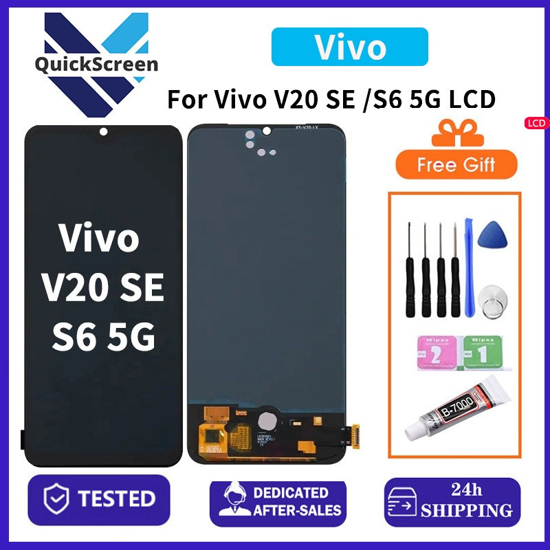 [QuickScreen] For Vivo V20 SE /S6 5G LCD DIsplay Touch Screen Digitizer ...