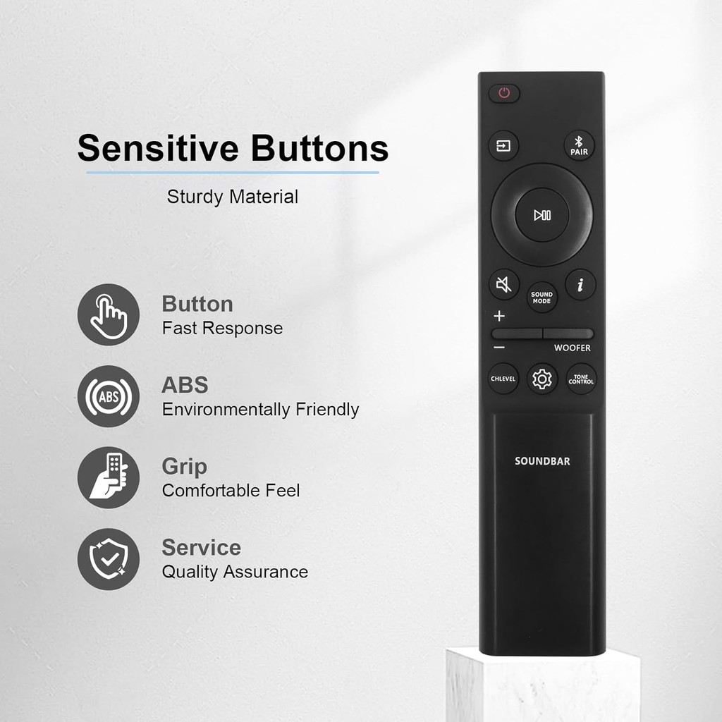 AH81-15047A Sound Bar Remote Control Replacement for Samsung Sound bar ...