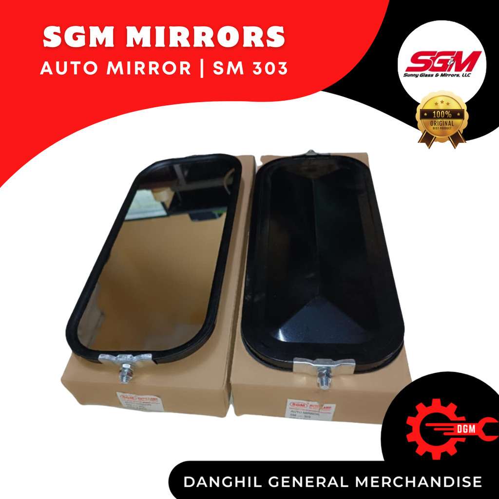 SGM SM 303 Canter Mirror for Tricycle – Universal Car Side Mirror, High-Quality Automotive ...