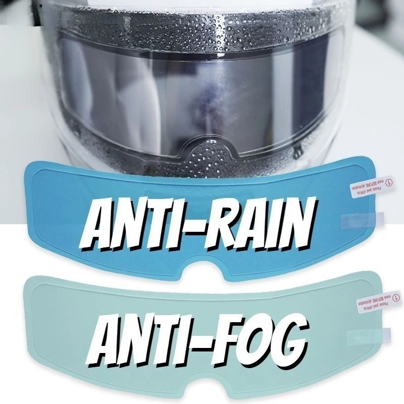 Motorcyle Helmet Anti-fog Rainproof Lens Film / Waterproof Visor Fog ...