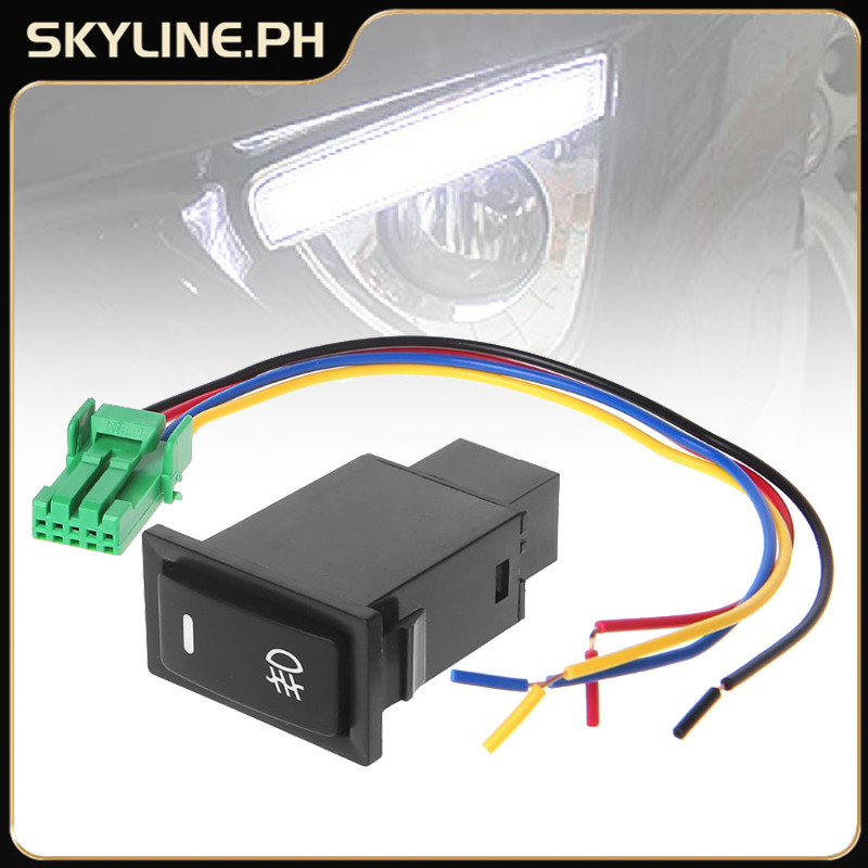 SKY Universal Fog Light Switch Button Oem Dual Push On Off Switch With ...