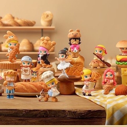 POPMART MOLLY CARB LOVER People who love bread Series Secret style ...