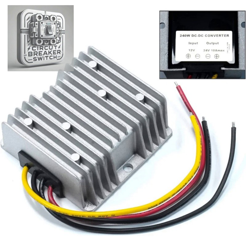 DC 12V to 24V 10A Voltage Regulator Boost Converter Power Converter ...