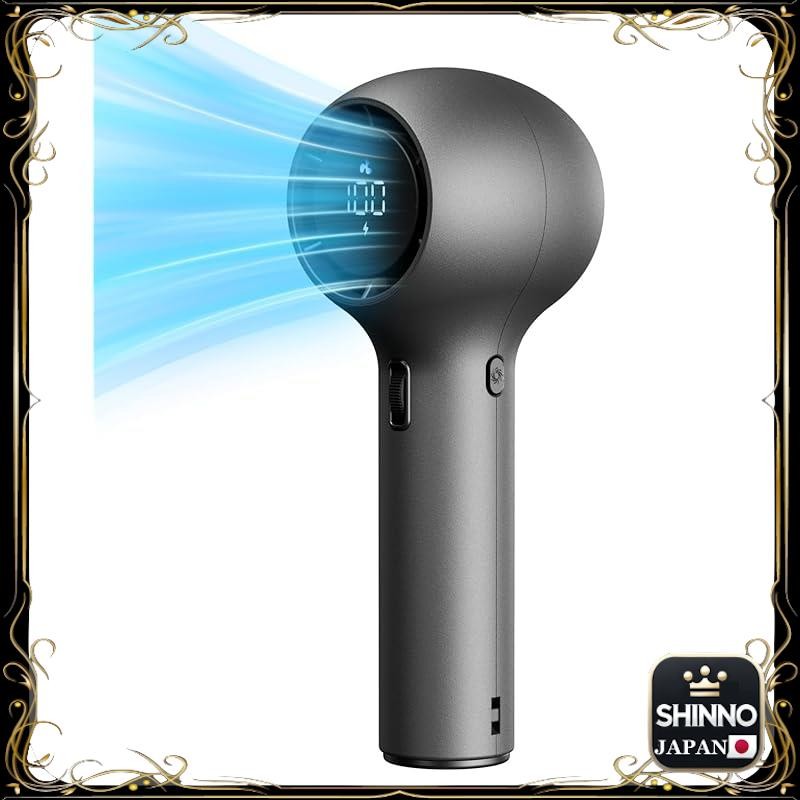 《JAPAN》★Portable Fan 2024 Model - Strong Wind, 100 Speed Settings ...