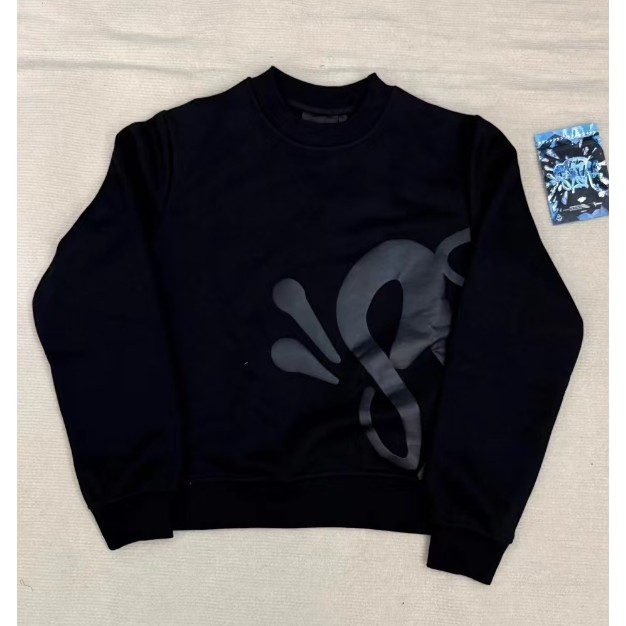 Trapstar letter Synaw0r1d street hip-hop round neck sweatshirt loose ...