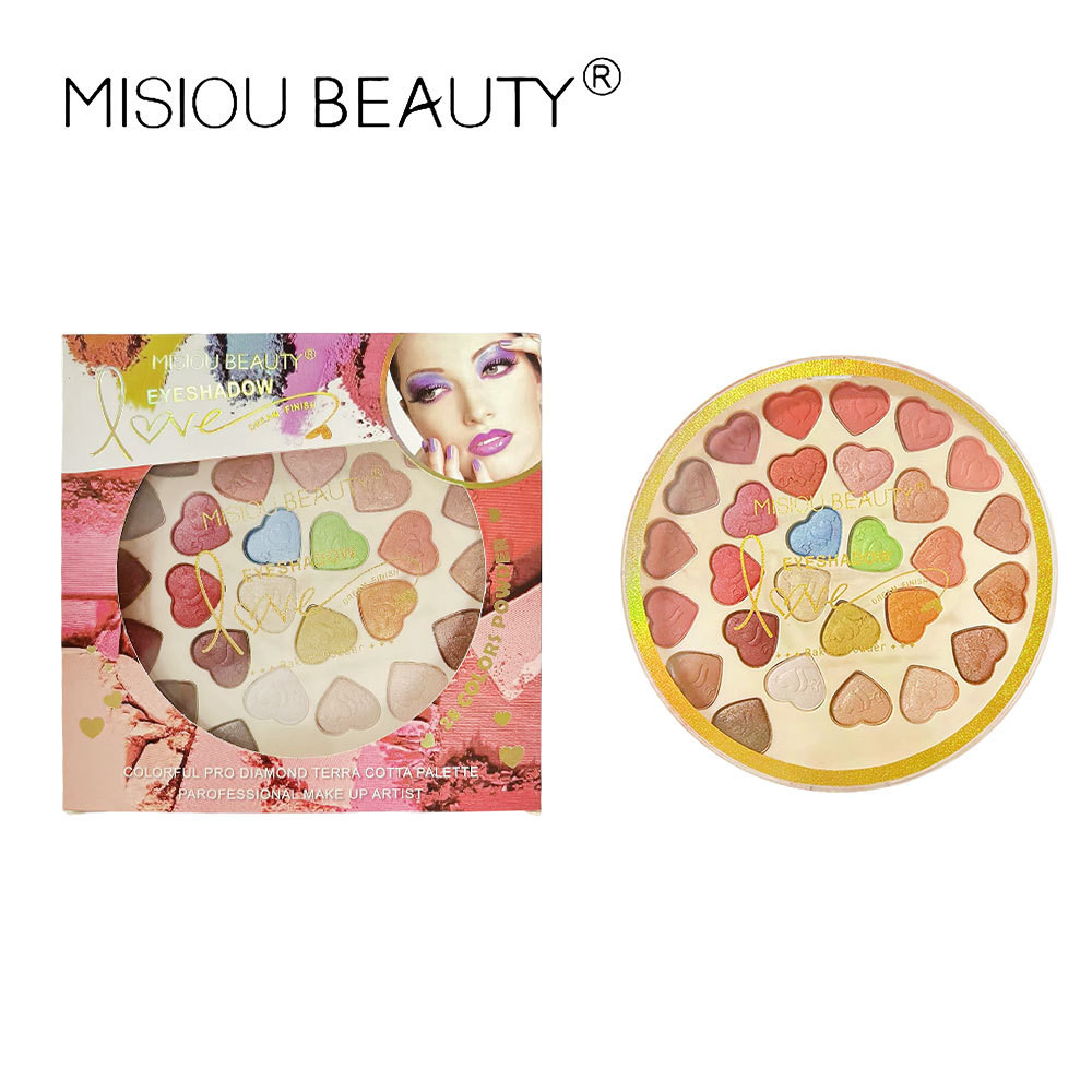 Misiou Beauty Beauty Eyeshadow European American Matte Shimmer 28 ...