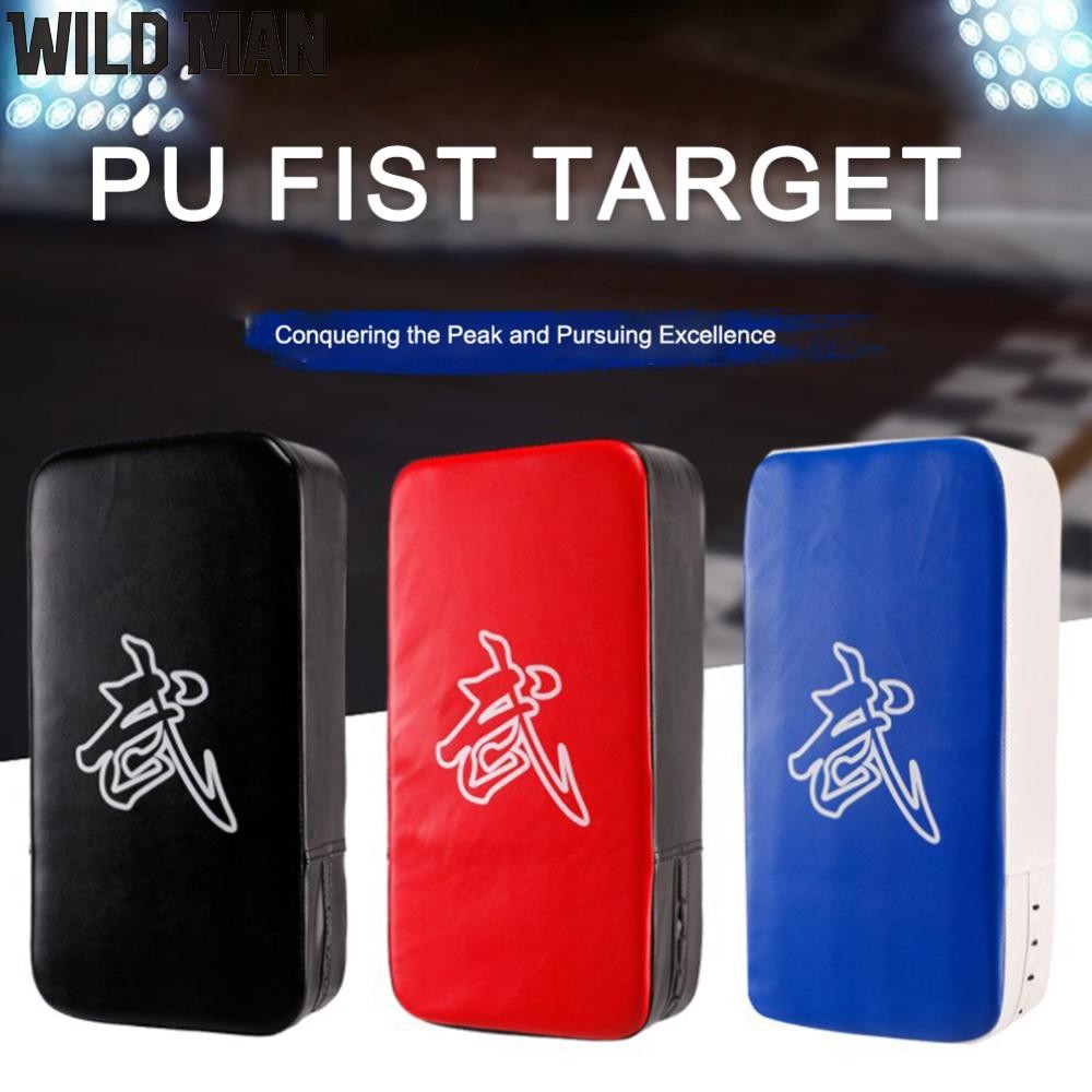 PP+PU Leather Karate Kick Pads Muay Thai Foot Target for Kicking Boxing ...