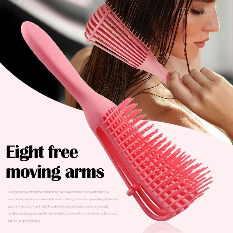 Octopus Comb Straightens Hair Bid Farewell To Curvy Hair Anti-static ...