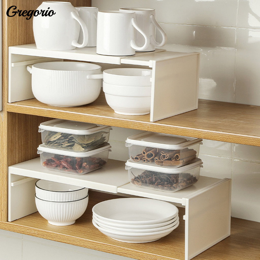 Expandable Pantry Rack Bathroom Storage Rack Space-saving Kitchen ...