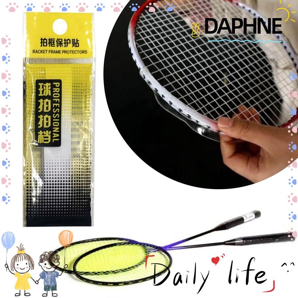 DAPHNE Racket Edge Tape, Transparent Invisible Racket Head Protector ...