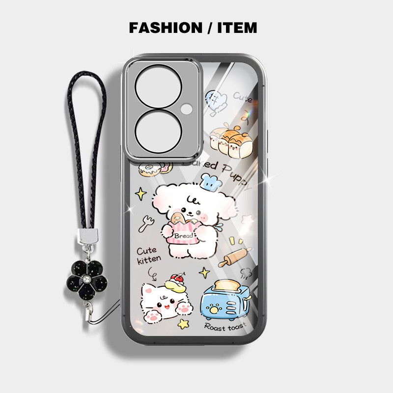 YBD Candy Colored Transparent Phone Case for Realme Note 60 C61 (India ...