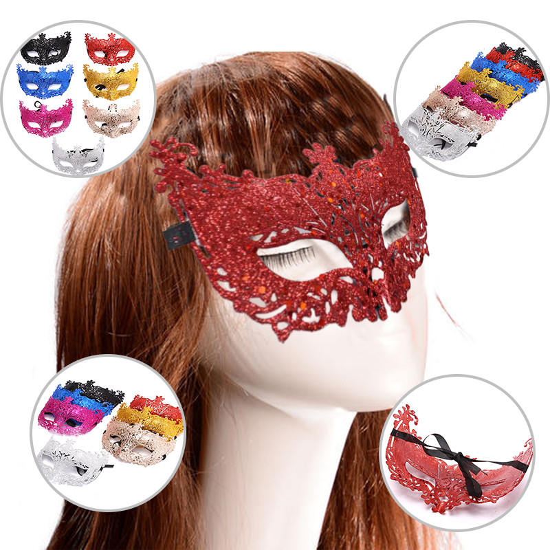 GMARTY Venice Sexy Golden Fox Mask Masquerade Costume Dance Mask ...