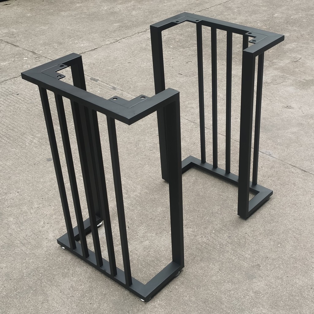 Iron Metal Desk Writing Desk Leg Bracket Computer Office Table Stand ...