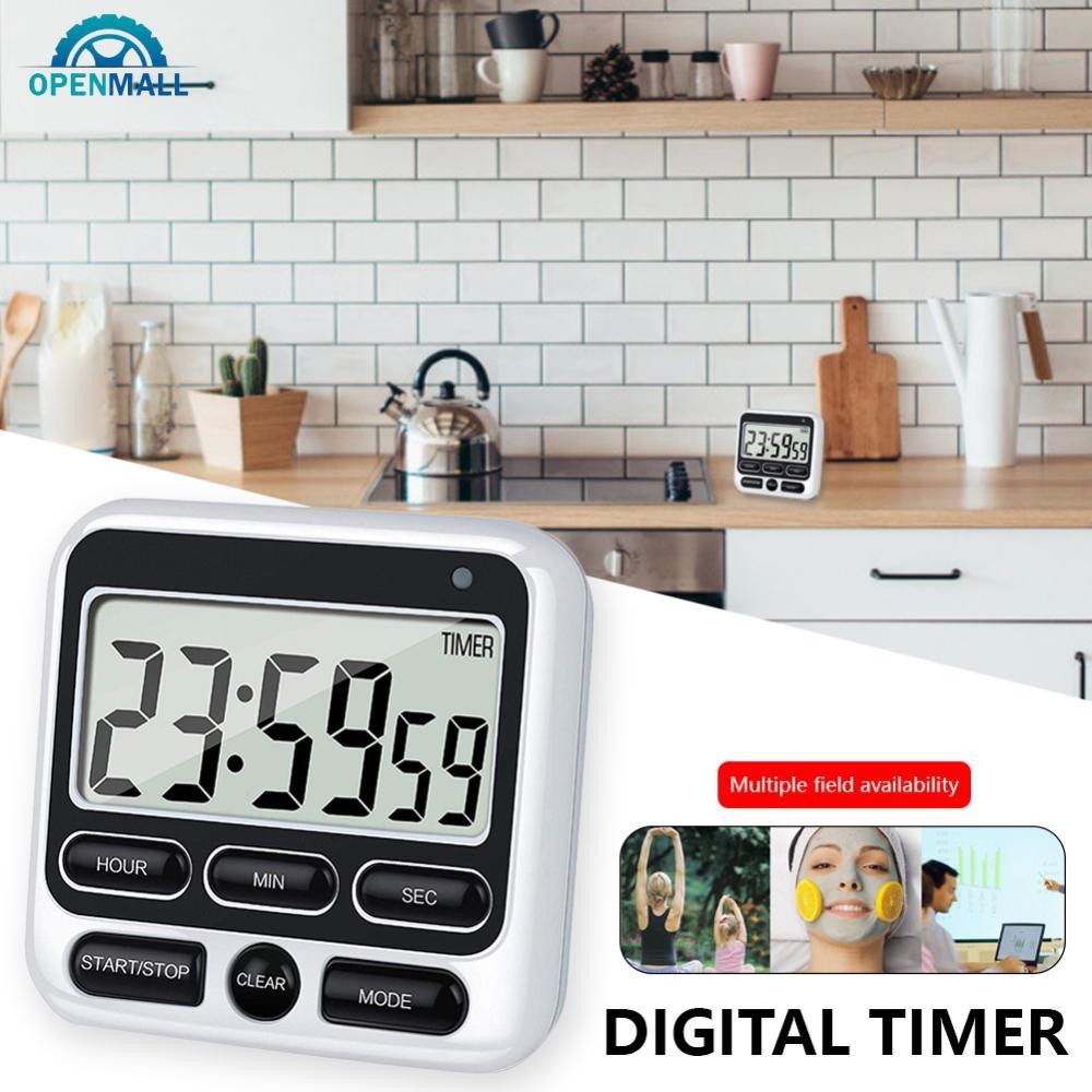 OPENMALL Digital Kitchen Timer with Mute/Loud Alarm Memory Function Count Up & Count Down ...