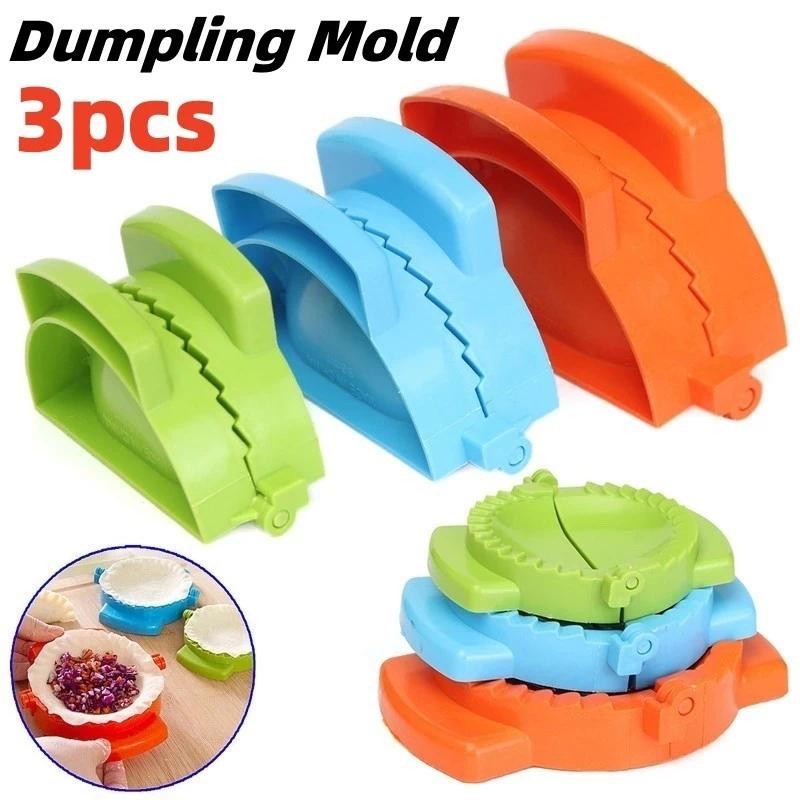 3Pcs Durable kitchen Colorful DIY Dumpling Mould Dumpling Empanada Meat ...