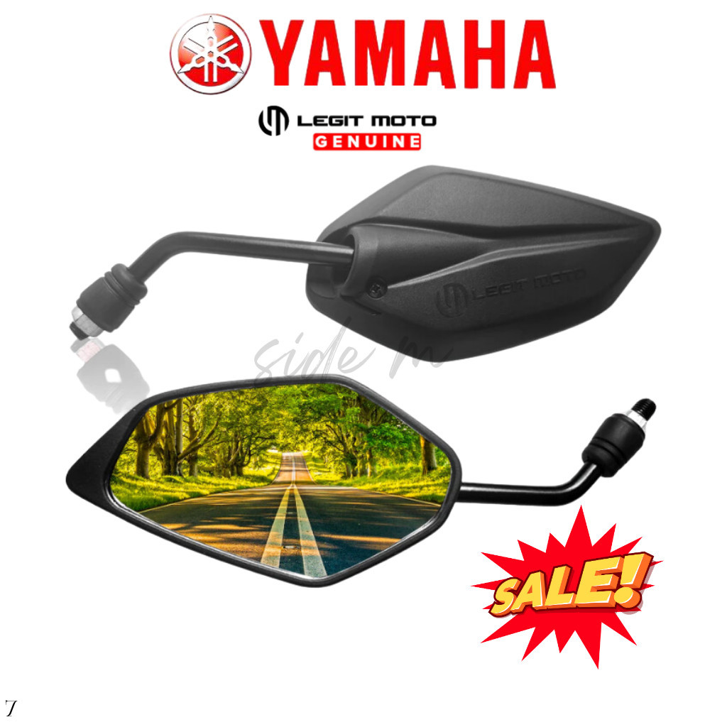 YAMAHA MIO i 125 LEGITMOTO SIDE MIRROR SHORT STEM CLEAR AND NON-GRADED ...