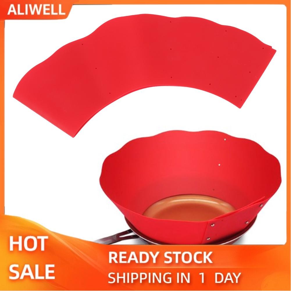 Aliwell Pot Splash Guard Silicone Reusable Easy Cleaning Splatter for ...
