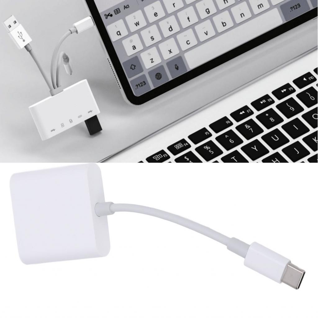 Windyons USB C Adapter Card Reader Anti Interference Memory Plug and ...